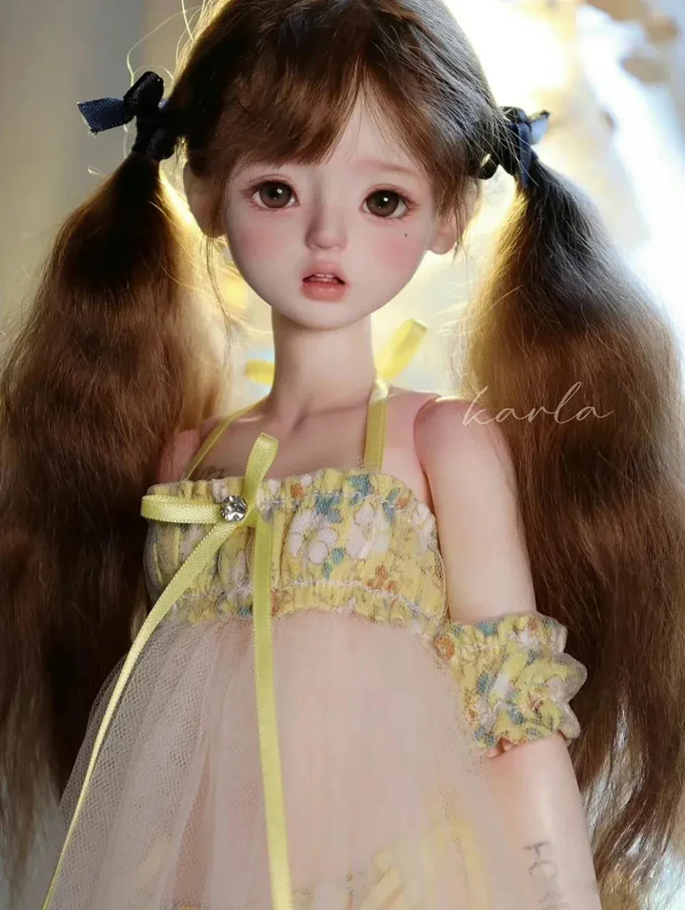Premium 14cm SD Kala BJD Smile Resin Doll DIY Off-the-Shelf Makeup from ...