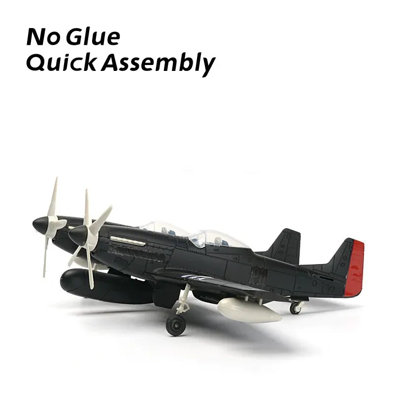 1/48 Scale WW2 US F-82 Twin Mustang Fighter Assembly Model Kit ...