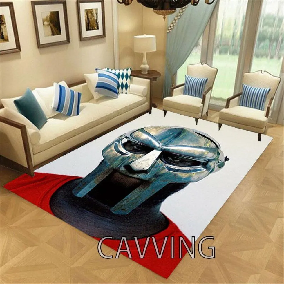 MF Doom 3D Printed Flannel Rug Anti Slip Large Joes Carpet For Home ...