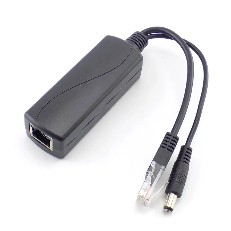 DHgate.com:Power Plug Splitter: 48V to 12V POE Adapter with US/EU Plug ...