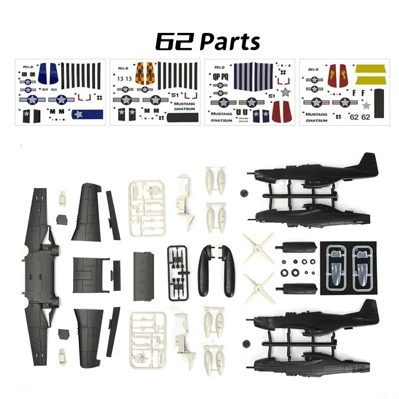 1/48 Scale WW2 US F-82 Twin Mustang Fighter Assembly Model Kit ...