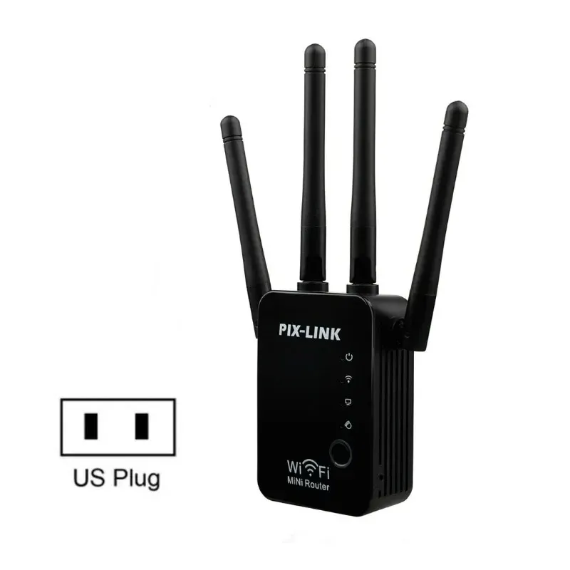DHgate.com:300Mbps Wi-Fi Amplifier Extender | 4 High-Gain Antennas | 2 ...