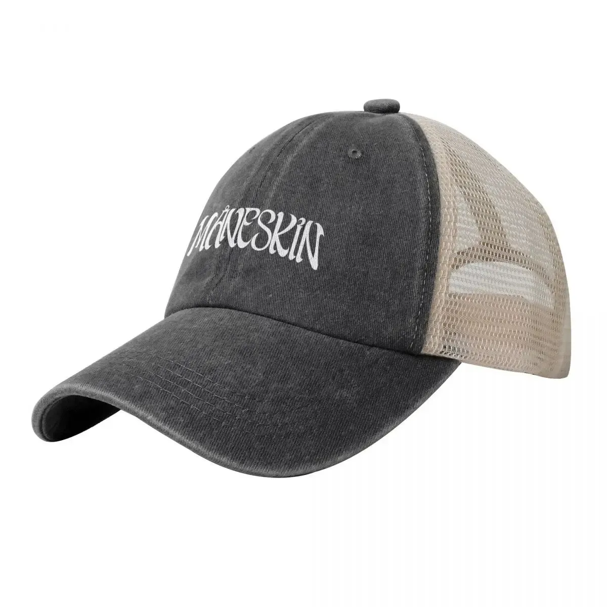 Maneskin ManeskinNeskin Denim Net Baseball Cap Custom Golf Cap Mountain ...