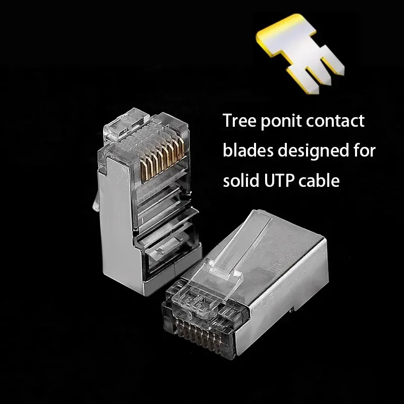 Gold Plated Cat5e RJ45 Ethernet rj45 connector for Male Network with ...