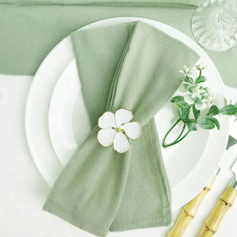 Premium 50-Pack Cotton Table Napkins, 30x45cm Reusable Fabric Dinner ...