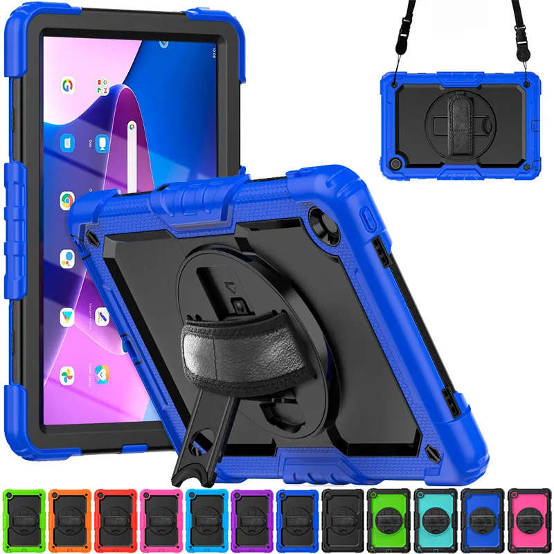 8 Inch Tablet Case, Heavy Duty Protective Cover With Hand Strap And 360 ...