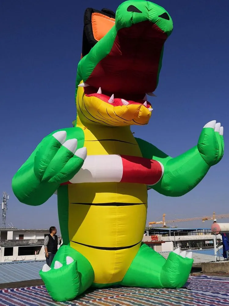 Wholesale 7m High Giant Inflatable Crocodile Free... From Factory ...