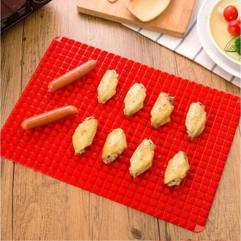 DHgate.com:Reusable Silicone Baking Mats Non-stick Microwave Oven Tray ...