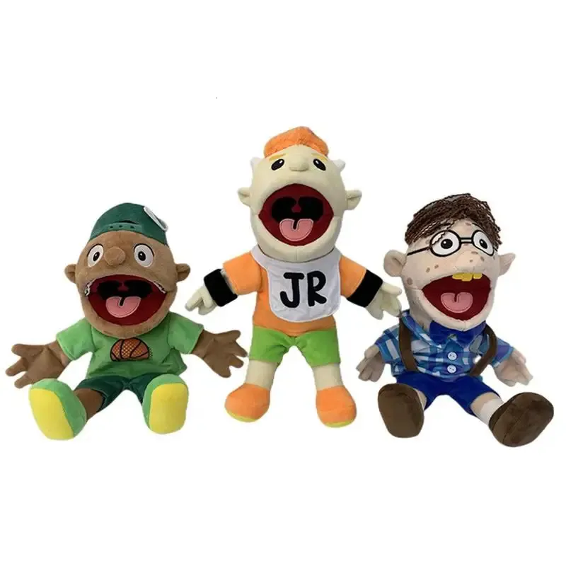 40cm Jeffy Puppet Doll Jeffy Hand Puppet SML Jeffy Puppet Familia Real ...