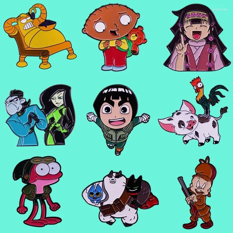 Cartoon Animation Hero Brooch Funny Metal Pin Accessory For Shirts ...