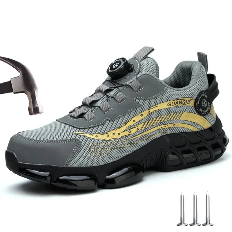 Indestructible Steel Toe Work Sneakers With Rotating Button Lemaitre ...