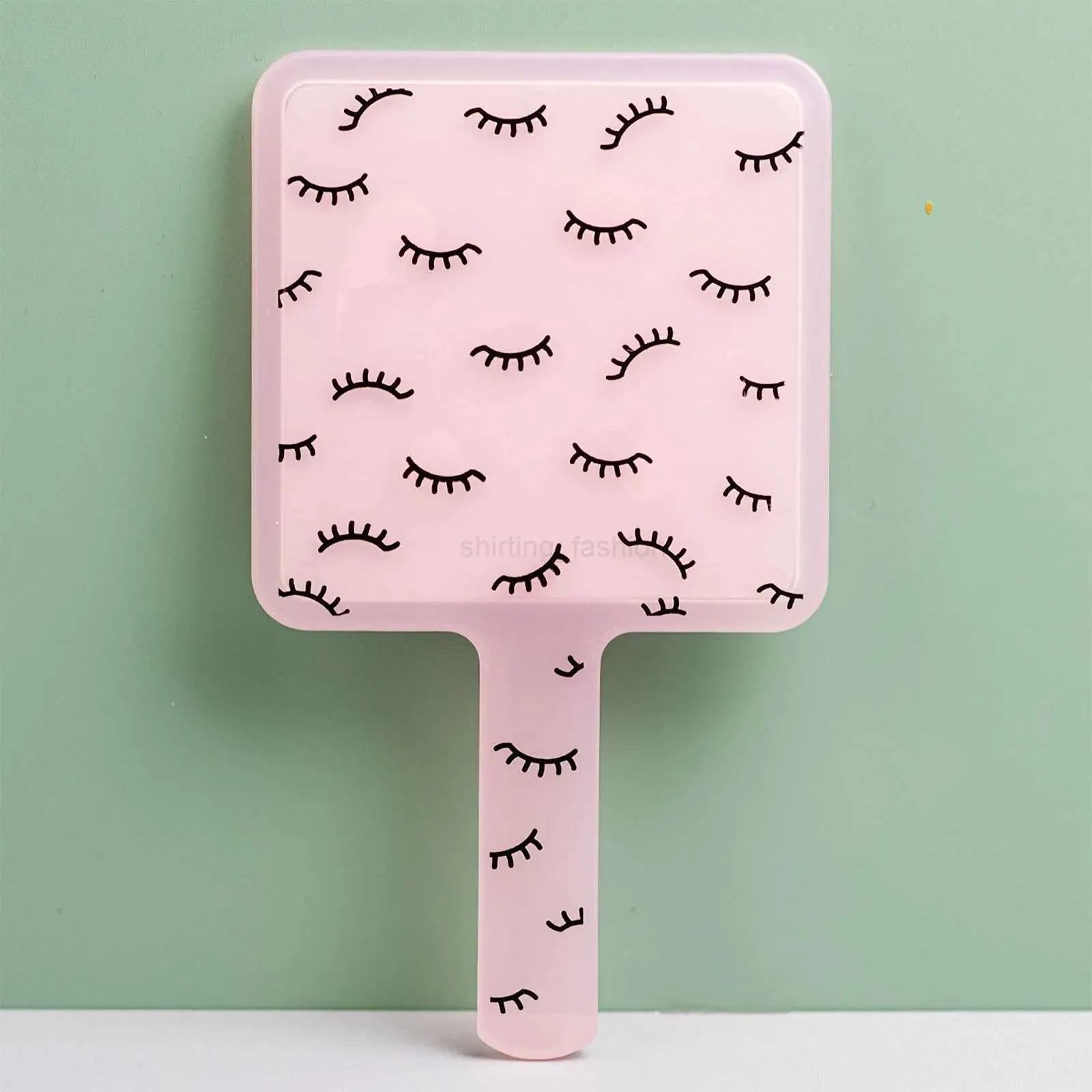 Square Handheld Mirror Carrying Handheld Cosmetic Mirror Student ...