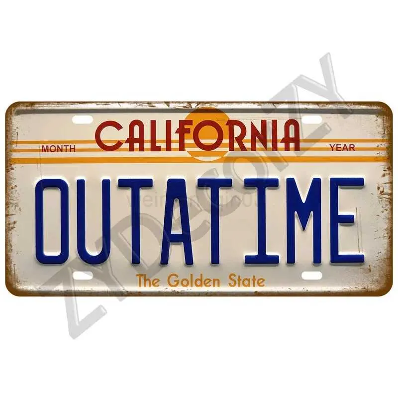 DHgate.com:"Vintage Tin Sign License Plate: American Garage Decor ...