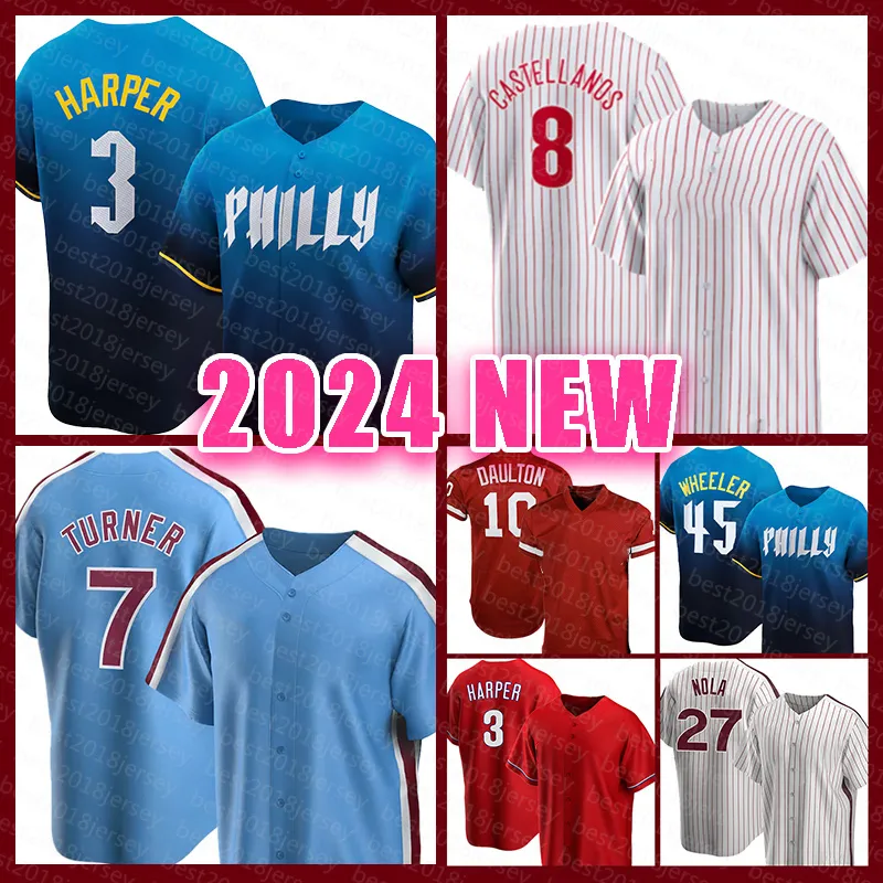 Official Mens Phillies Baseball Shirt Featuring Castellanos, Trea ...