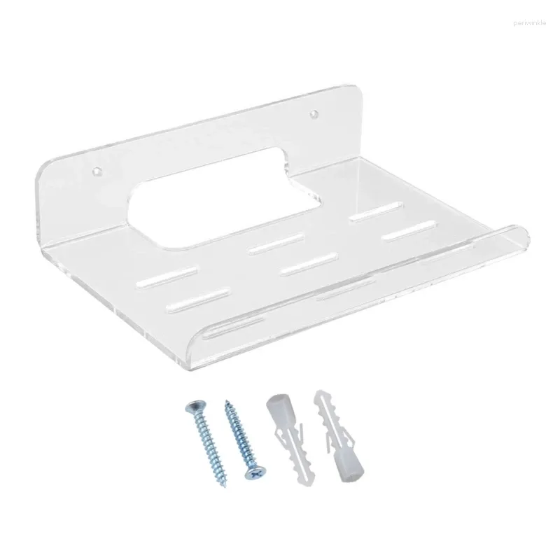 Space Saving WiFi Router Wall Shelf, Kitchen Storage Rack Holder Stand ...