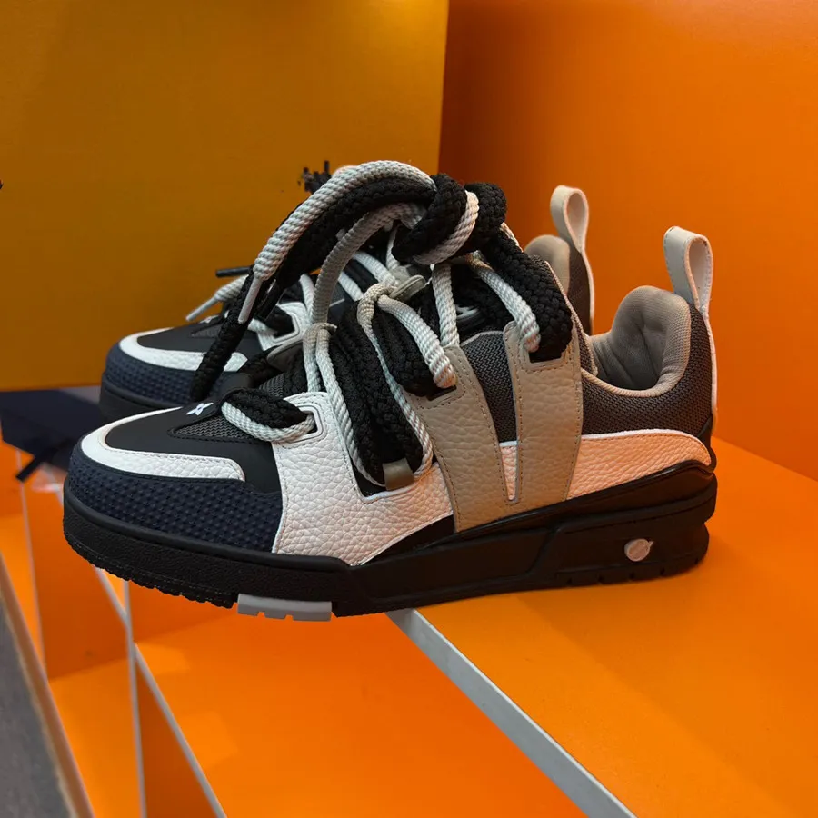 Bulk Designer Genuine Leather Sneakers Top Quality Fashion Casual ...