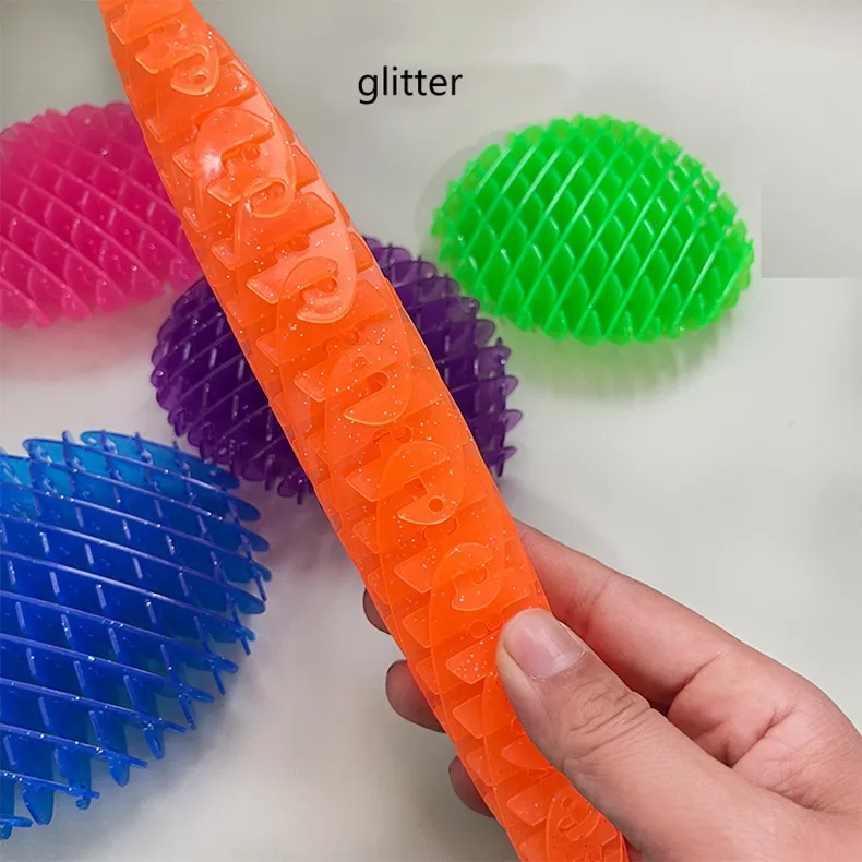 Design Worm Big Fidget Toy 3D Printing Decompression Elastic Net Anti ...