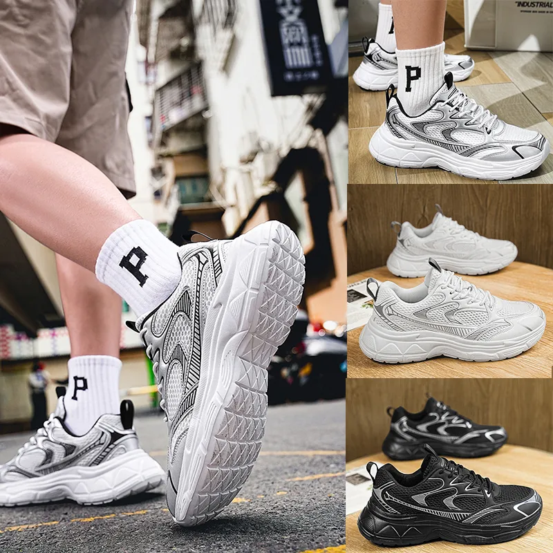 Bulk Designer Running Shoes: Platform Sneakers Mesh Breathable Outdoor ...