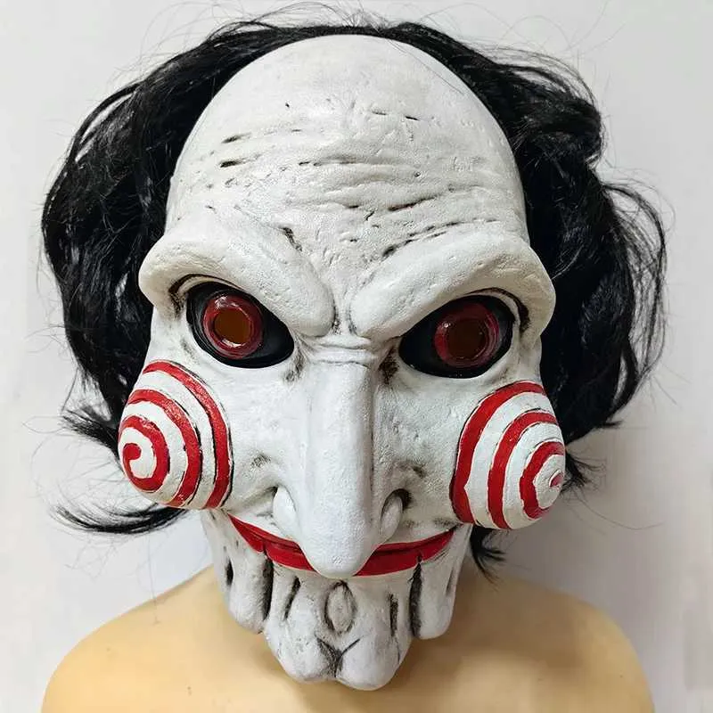Horror Demon Jigsaw Saw Mask Cosplay Saw X Scary Killers Latex Helmet ...