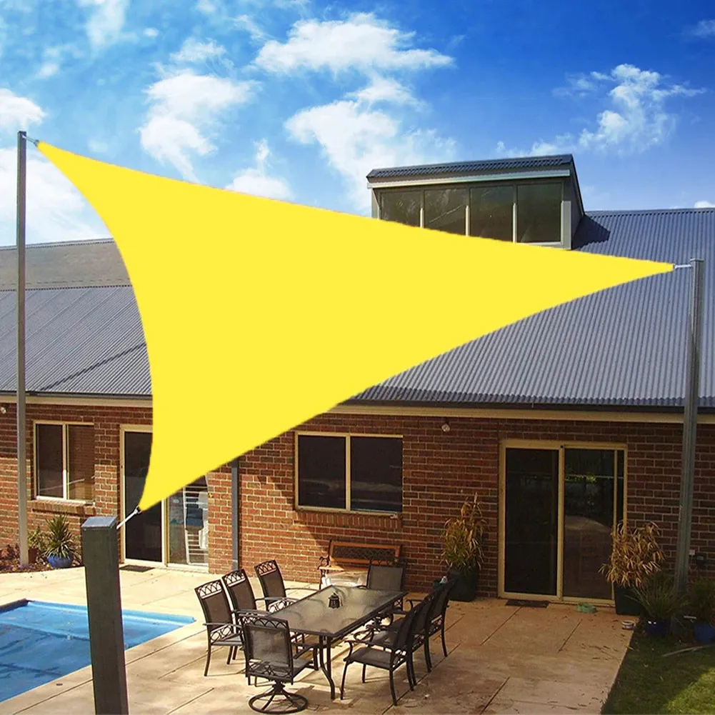 5x5x5 ft 2x2x2 m Waterproof Oxford Triangle Shade Sail Sunshade Cloth ...