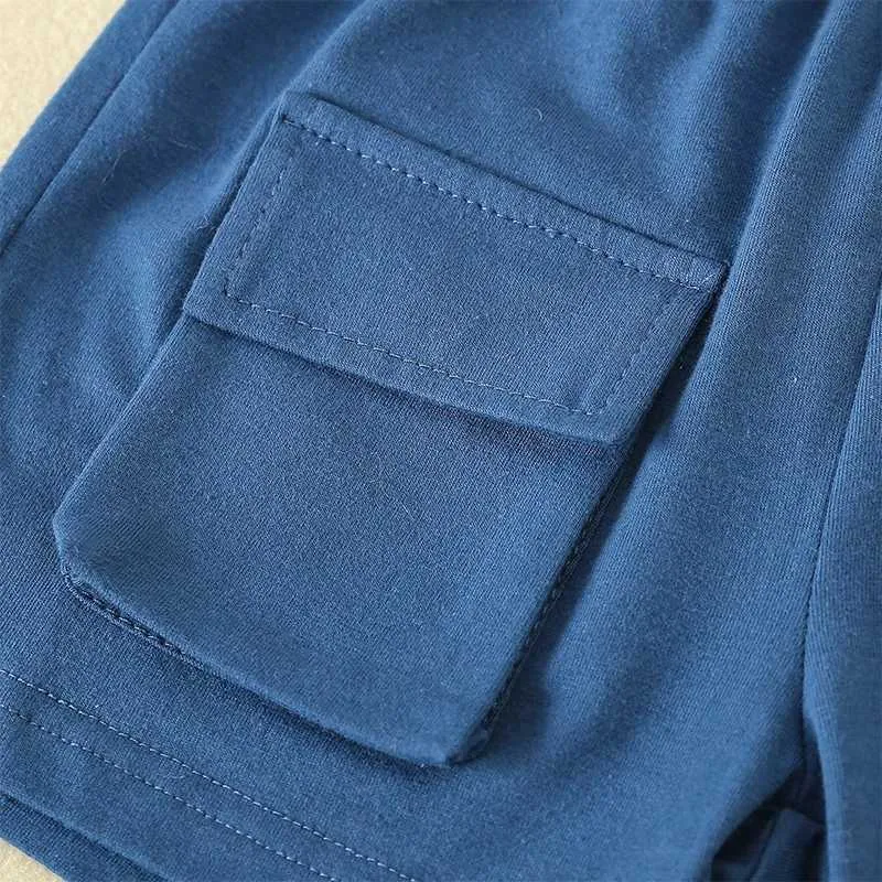 Toddler Boy Summer Outfit: Solid Color Shirt & Shorts Set - Perfect for ...