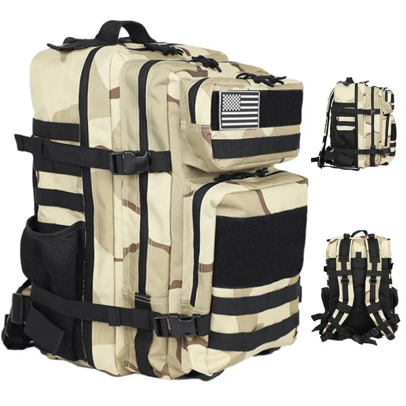 25L/45L Military Tactical Backpack Outdoor Training Gym Bag Hiking ...