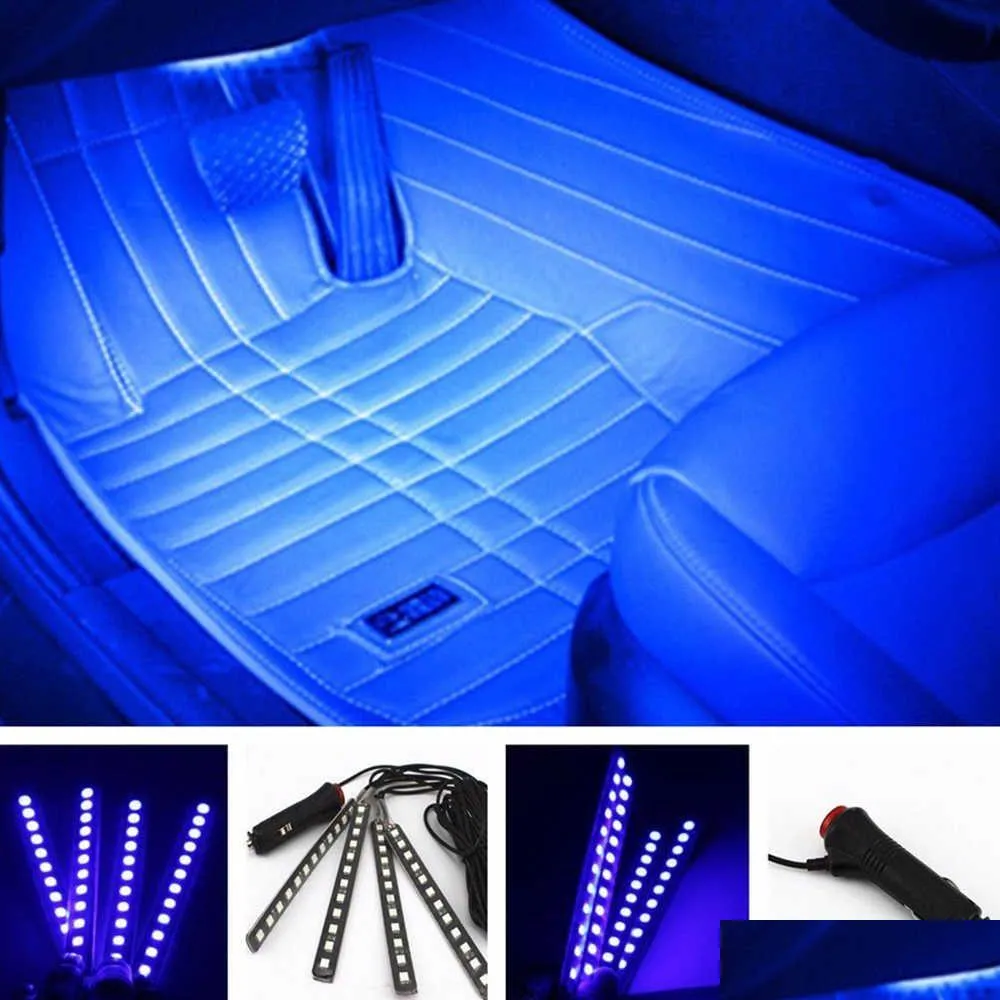 12V LED Car Backlight With Ambient Mood Foot Festoon Lights And Cigarette Festoon Lightser ...