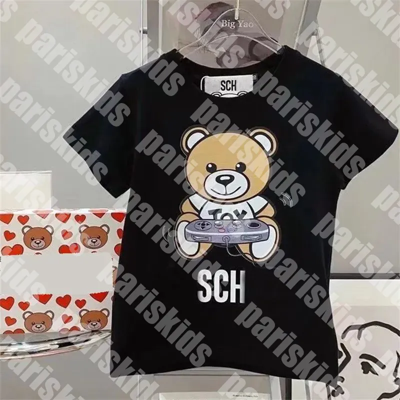 Kids Summer Clothes Designer Boys Bear Short Sleeve Tee Shirt ...