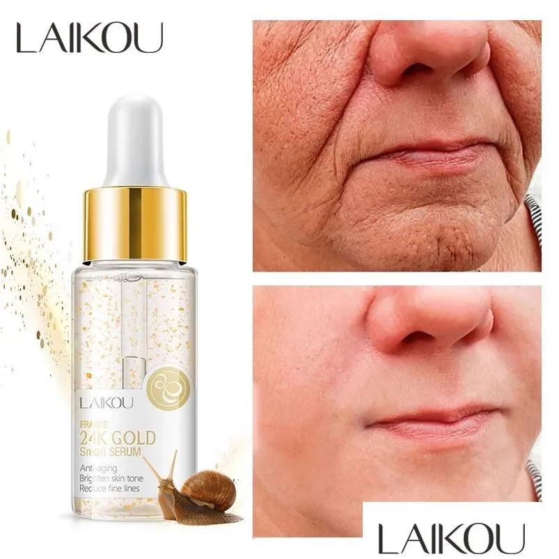 DHgate.com:2024 Snail Gold Serum: 24K Gold Peptide Essence for Firming ...