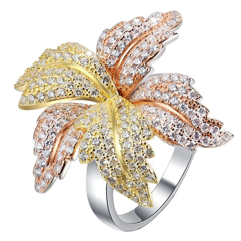 Luxury S925 Sterling Silver Ring 3 With Full Bling CZ Diamonds 20 ...