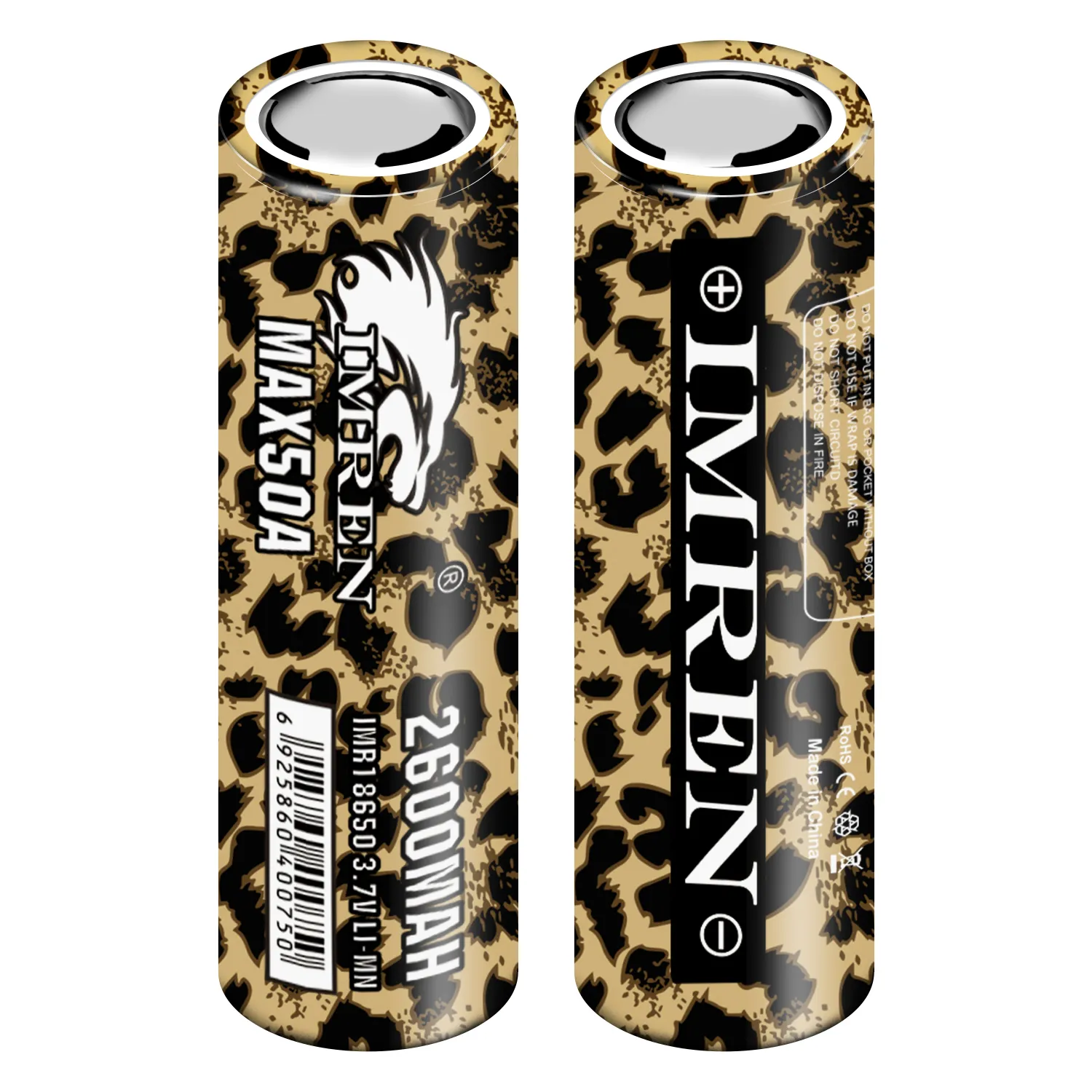 High Quality IMR 18650 Li Ion Battery Leopard 3000mAh 3.7V Max 50A ...