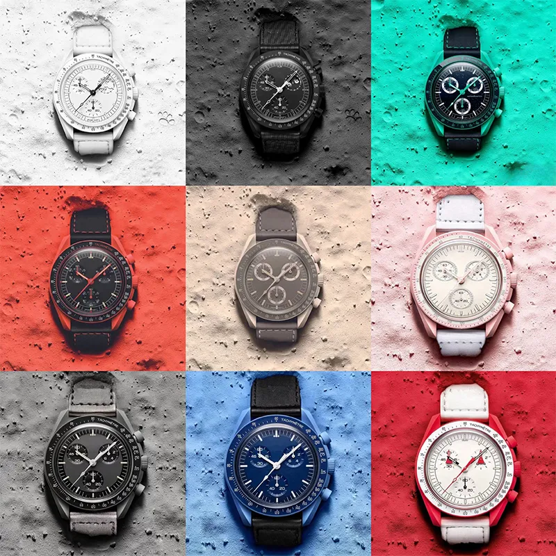 2025 High Quality Bioceramic Moon Swatch Watches With Full Function ...