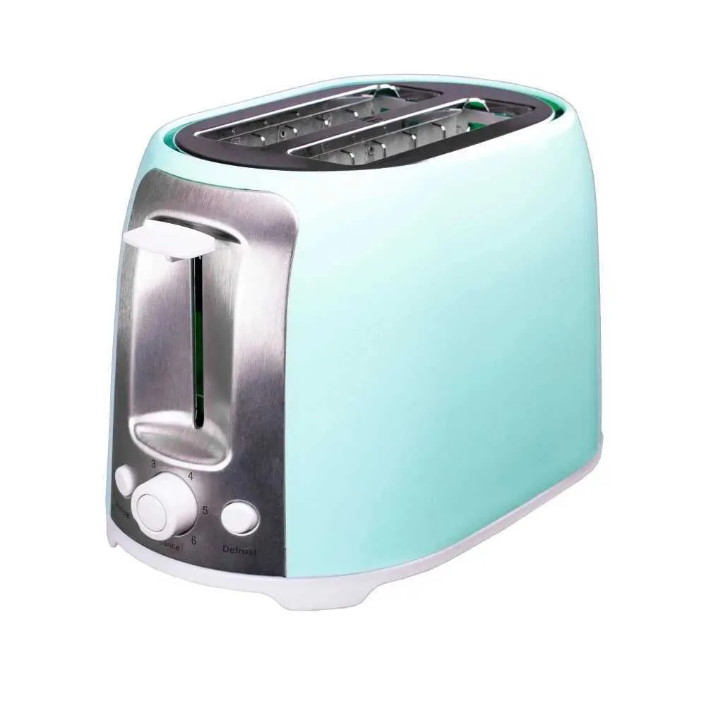DHgate.com:Y240709LMB3 Blue 2-Slice Toaster with Extra-Wide Slots ...