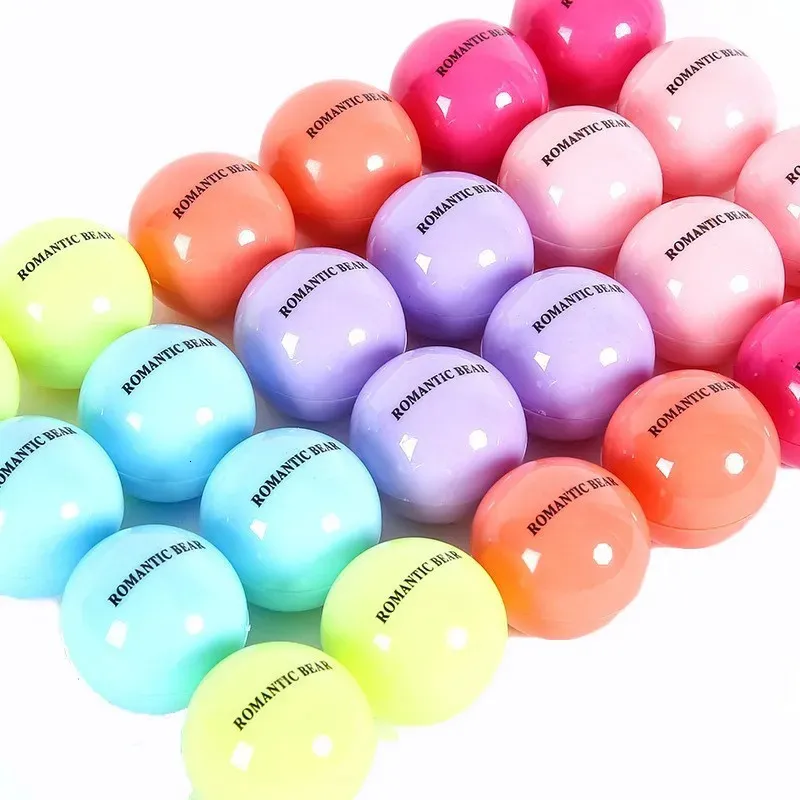 Round Ball Natural Lipstick Set - Fruit Fragrance, Lasting Nutrition ...