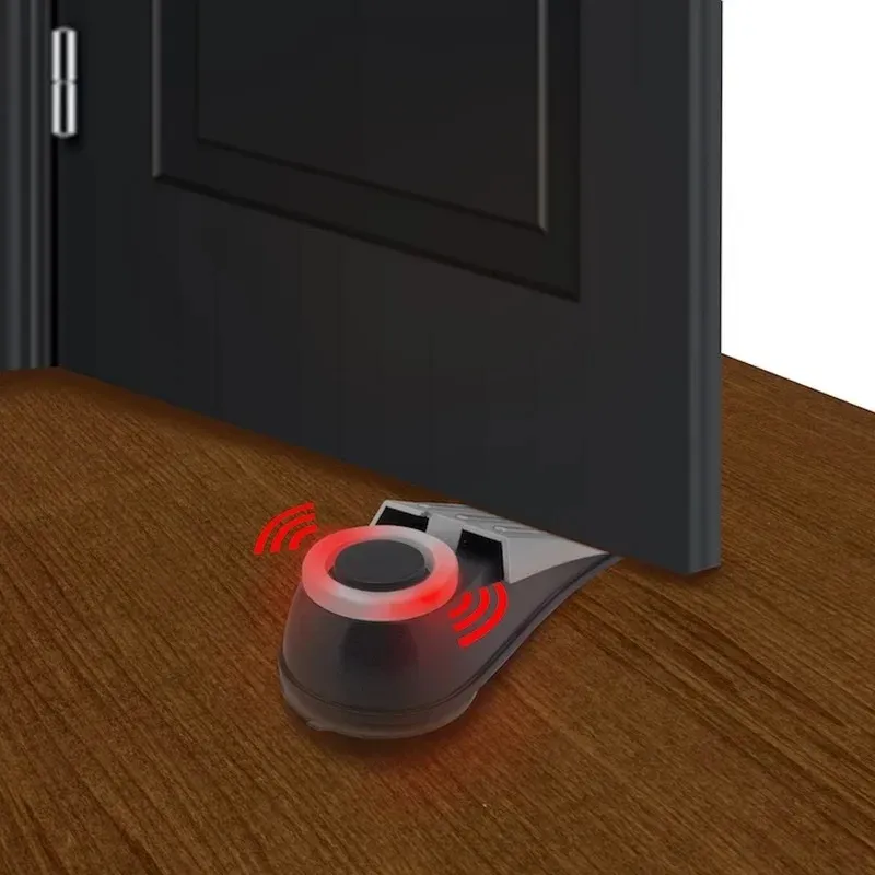 125dB Door Stop Alarm - Anti-Theft Home Security System, Wedge Design ...