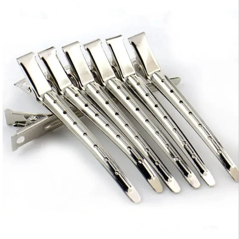 Professional Hairdressing Set: 20 Stainless Steel Duckbill Mouth Flat ...