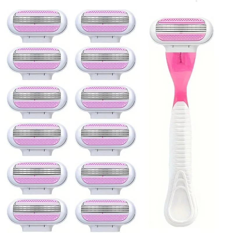 Safe & Smooth Women's Shaver - 3-Blade Razor, T-Shape Trimmer ...