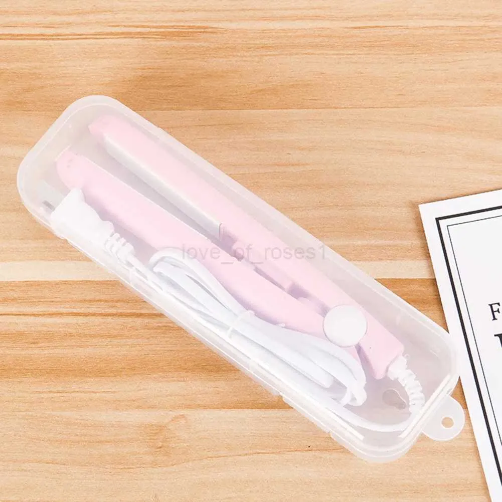 Mini Travel Curling Iron & Hair Straightener - Dual Use, Anti-Scald ...