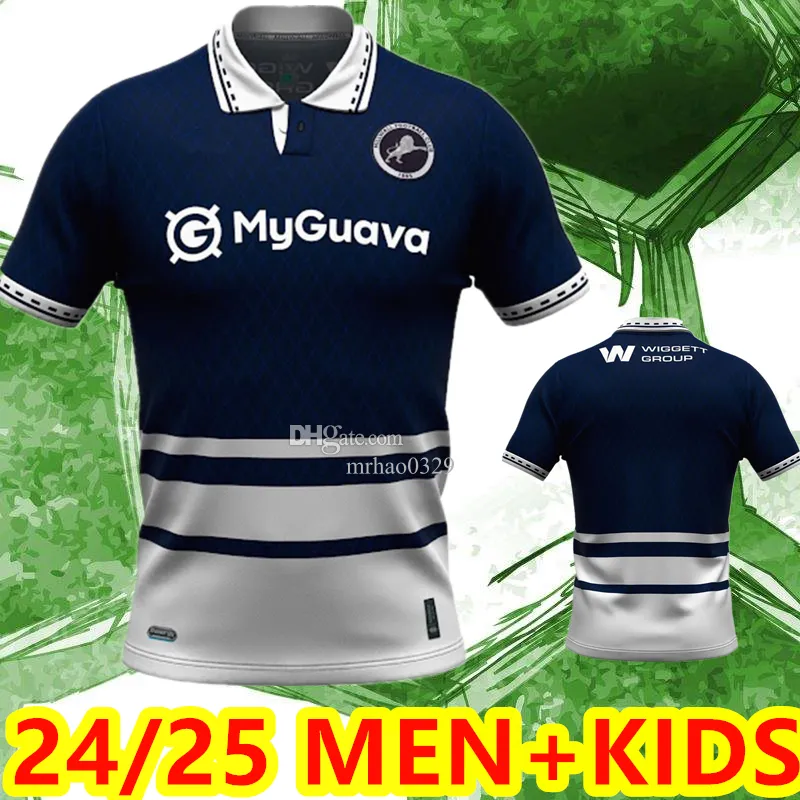 24 25 Millwall Soccer Jersey Home Away Third 2024 2025 Millwall ...