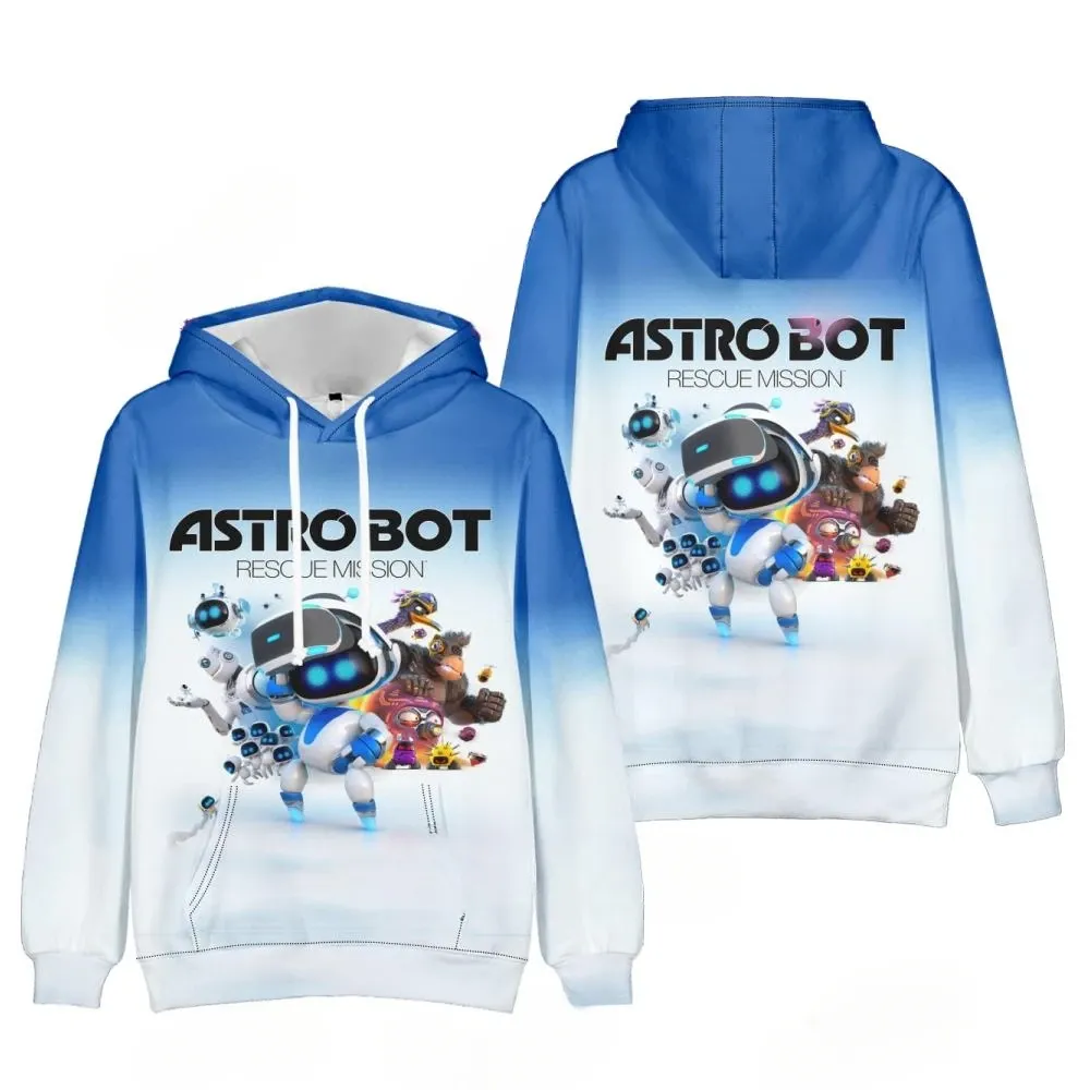 ASTRO BOT Hoodie 3D Print Harajuku Sweatshirt For Men Women Funny Hip ...