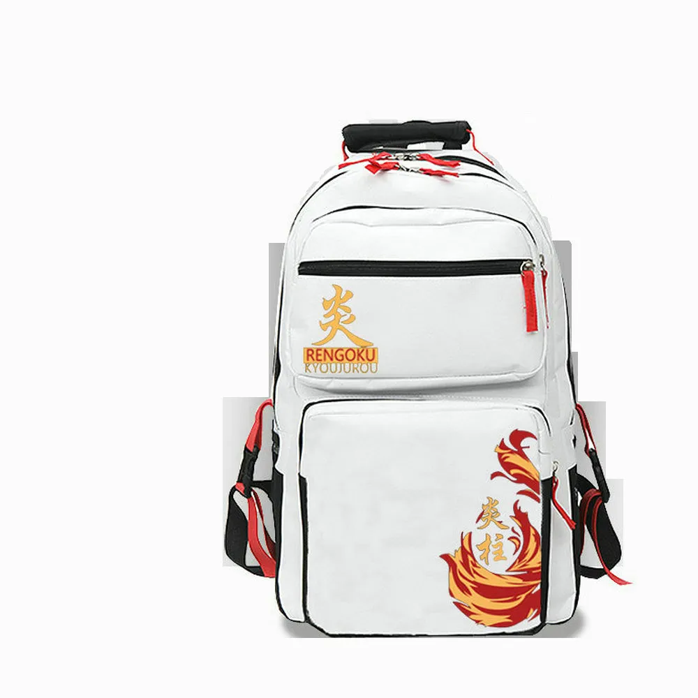 Rengoku Kyoujurou Demon Slayer Dragon Backpack Kimetsu No Yaiba Cartoon ...