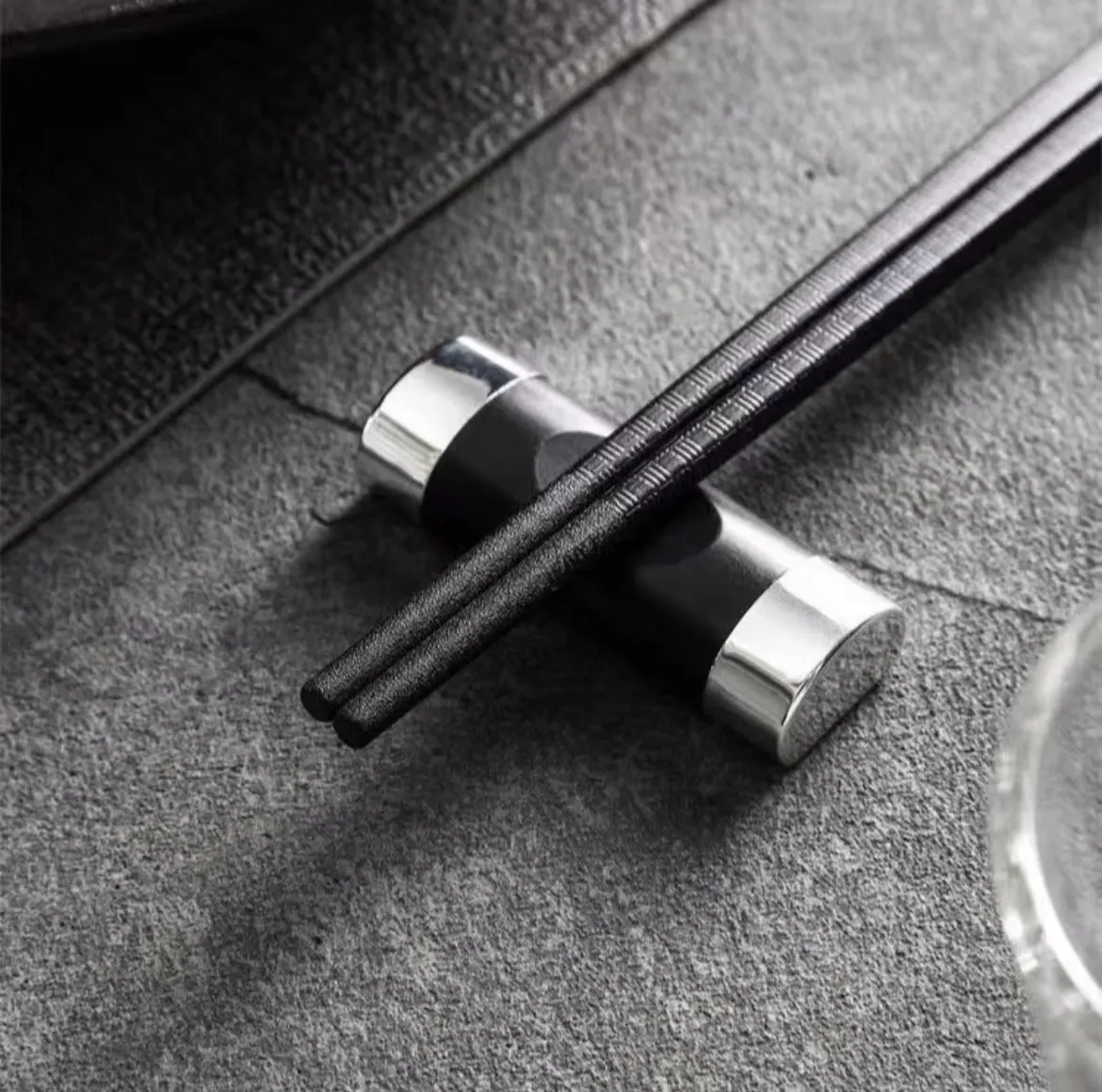 Premium Alloy Chopsticks : High-Heat Resistant, Non-Slip, Metal Cooking ...