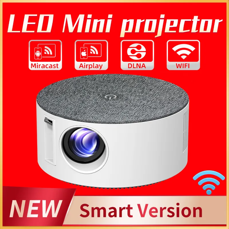 DHgate.com:2024T2 Home LED Projector: Wireless Same Screen Projection ...