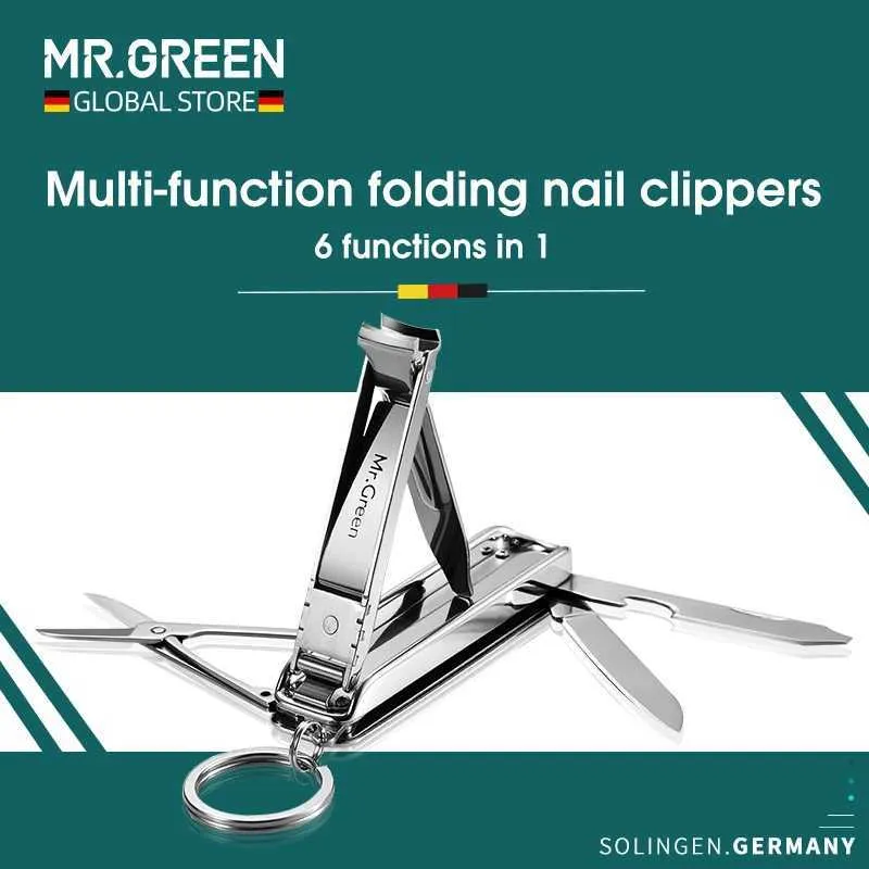 DHgate.com:MR.GREEN Multi-Tool: 6-in-1 Stainless Steel Nail Clipper ...