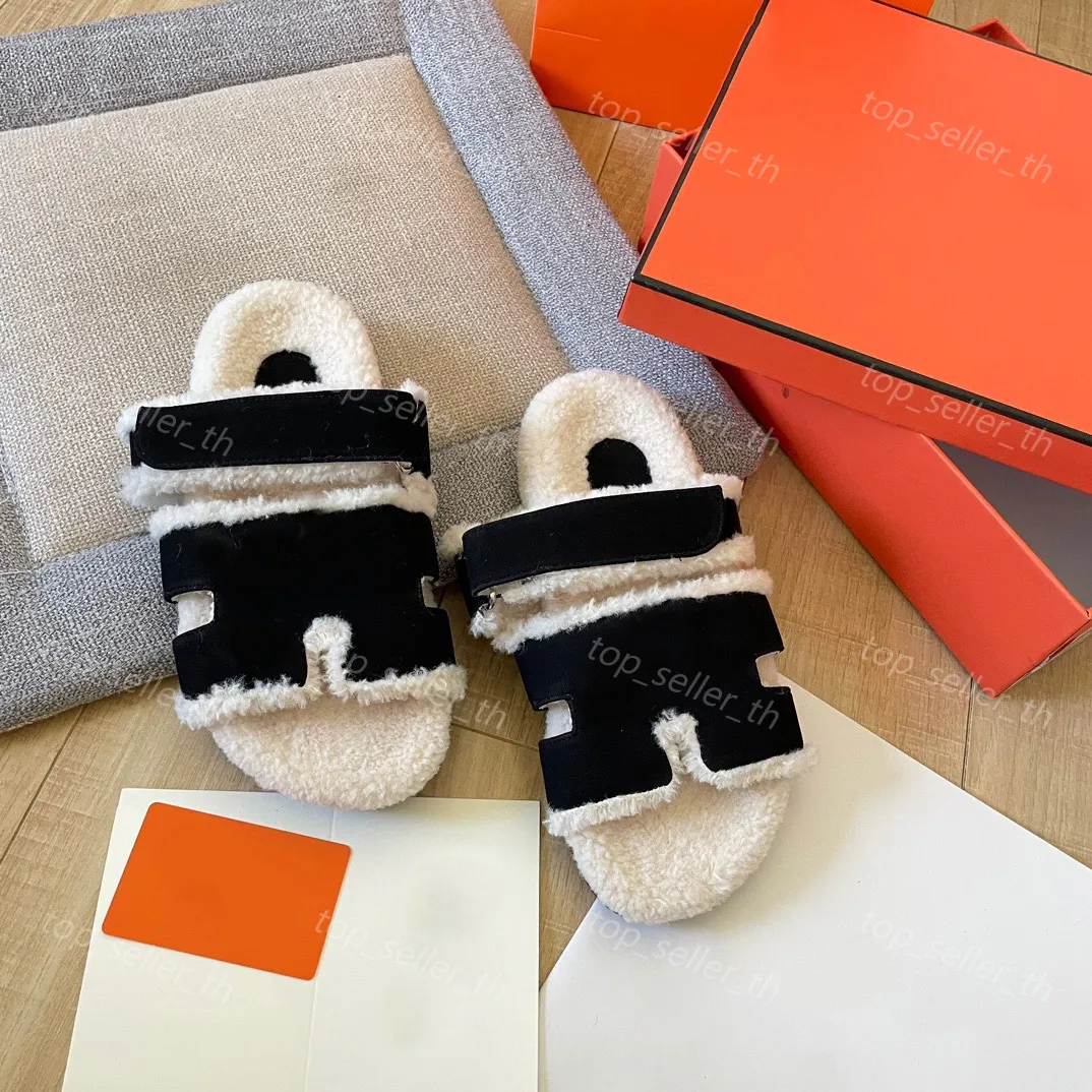 Designer Sandal Winter Sandals Woman Slipper Wool Rubber Slide Classic ...