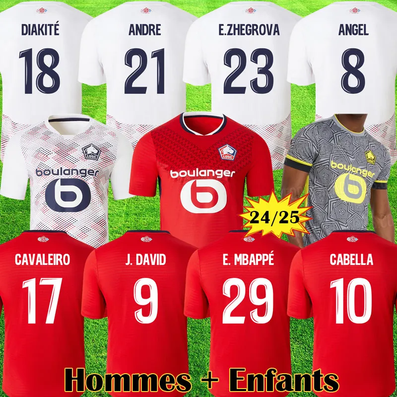 LOSC Lille 2021 2022 Camisetas De Fútbol BURAK DAVID FONTE BAMBA YAZICI ...