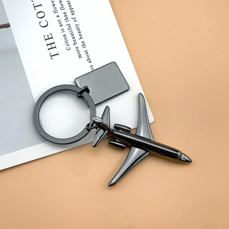 Fashion Helicopter Glider Keychain Plane Key Rings Airplane Keyring ...