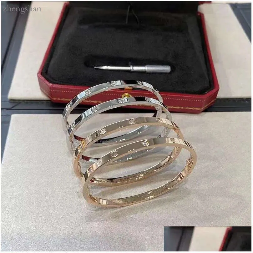 DHgate.com:Titanium Steel Bangle Bracelet - Thin 4mm Design, Love Screw ...