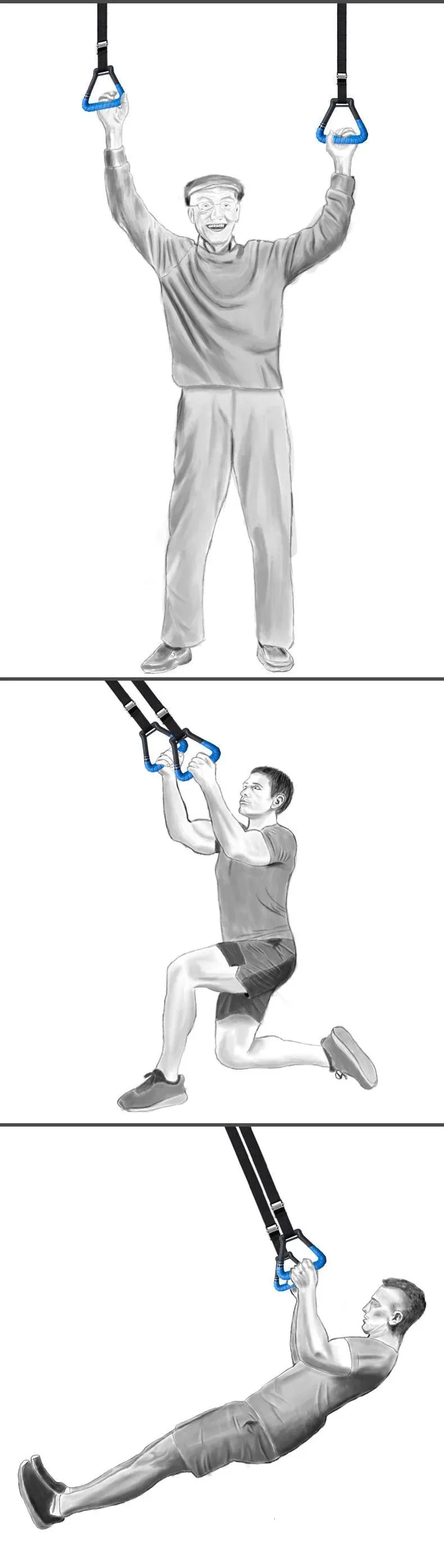 Hanging Ring Family Children's Horizontal Bar Indoor Adult Rally ...