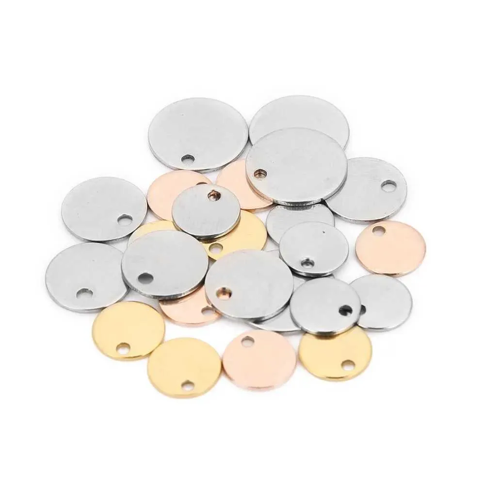 Rose Gold Dog Tag Blanks - Stainless Steel Pet ID Tags for Engraving ...
